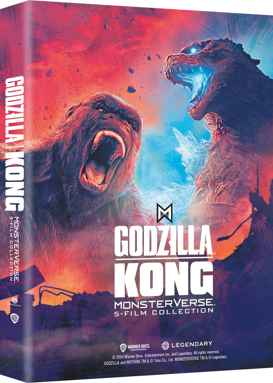 Godzilla Kong Monsterverse 5-FIlm Collection (5 4K Ultra HD + 1 Bonus ...