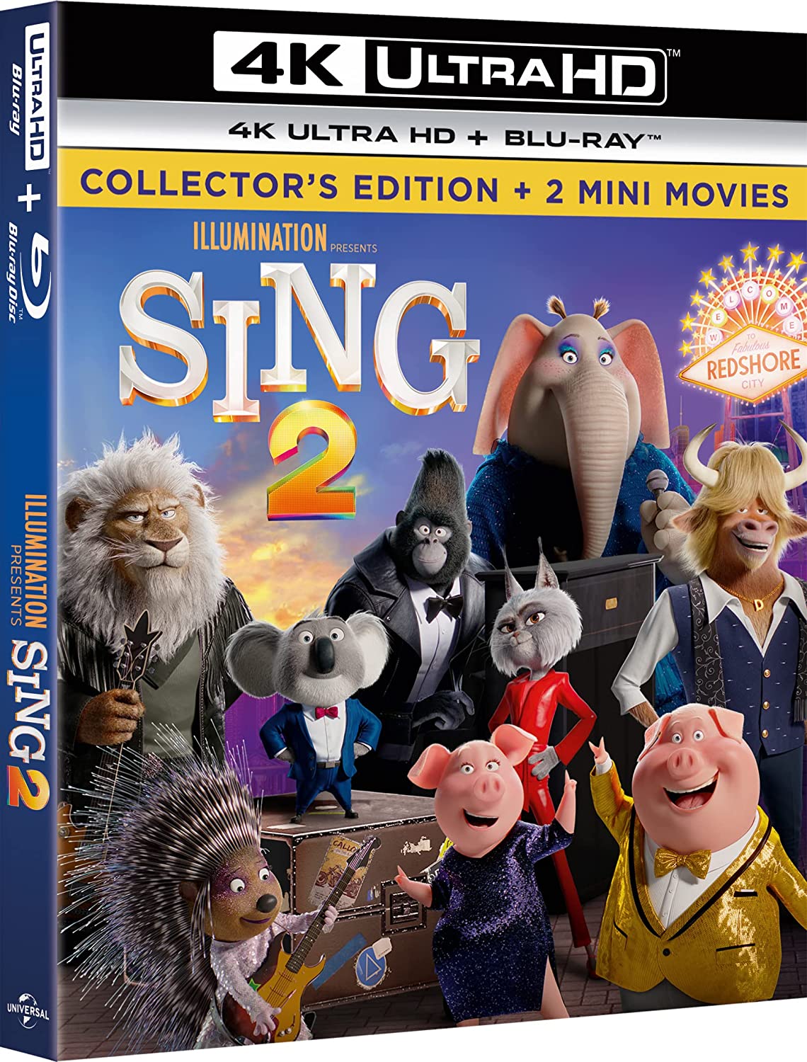 Sing 2 - Sempre più forte - Collector's Edition (4K Ultra HD + Blu-Ray ...