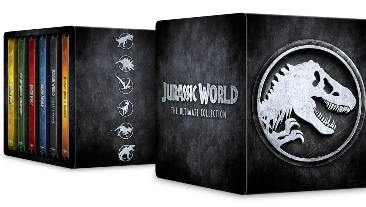 Jurassic World Collection (6 4K Ultra HD + 6 Blu-Ray Disc - SteelBook ...