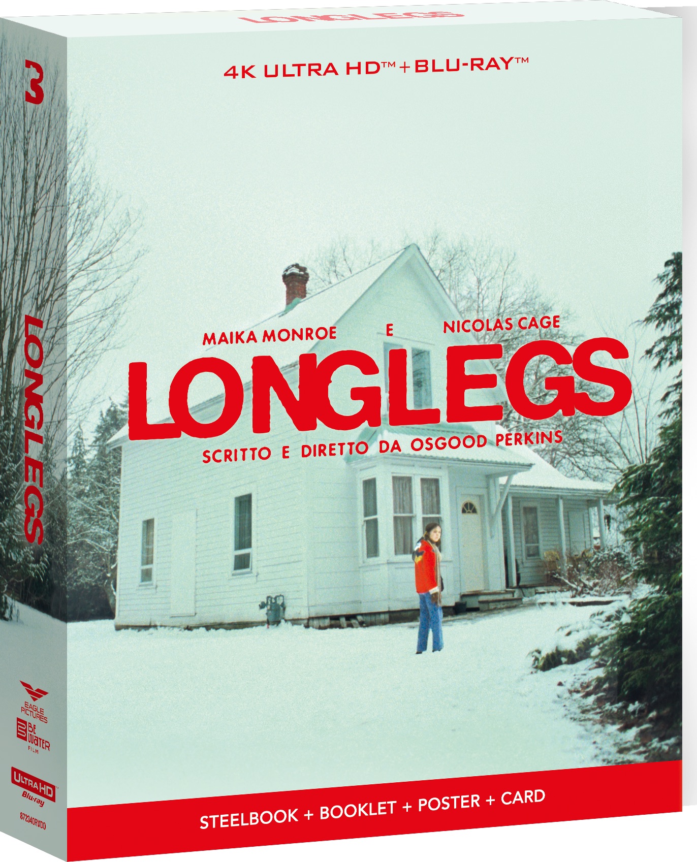 Longlegs - Ultra Limited (4K Ultra HD + Blu-Ray Disc + 3 Cards + Poster ...