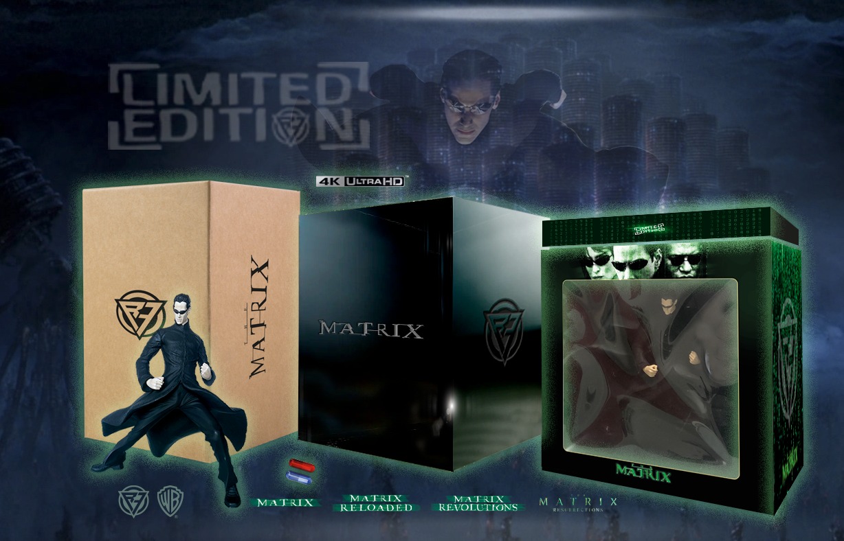The Matrix - Skysraper Box - 100 copie (4 4K Ultra HD - 4 Blu-Ray Disc ...